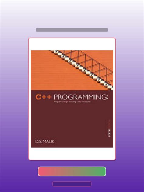 C Programming Program Design Including Data Structures 6th Edition Ds