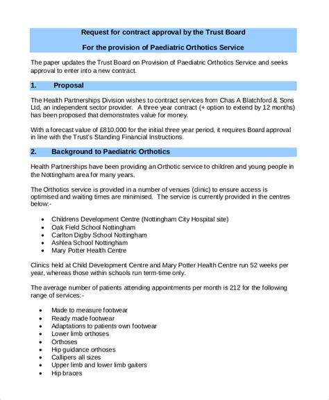 Free 8 Sample Service Contract Approval Forms In Pdf Ms Word