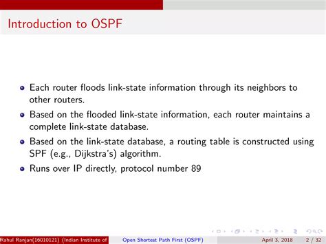 open shortest path first ospf unicast routing pdf