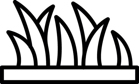 Grass Line Icon Design 52377435 Vector Art At Vecteezy