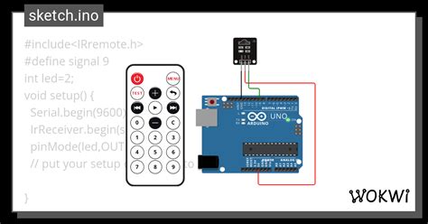 Ir Remote Decode Wokwi Esp32 Stm32 Arduino Simulator