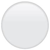 White Circle Emoji Meaning Copy Paste