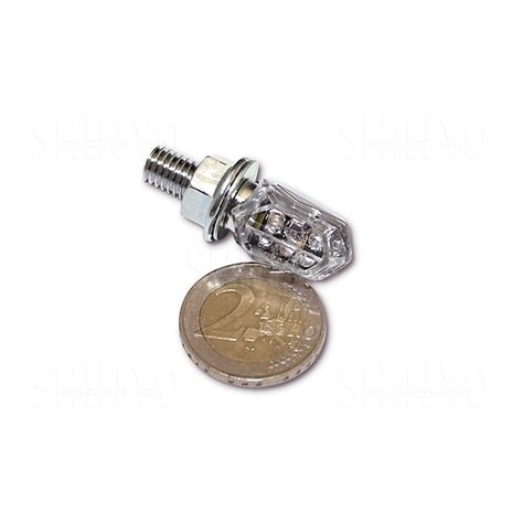 Chrome Tiny Led Light Motorcycle Indicator Shin Yo