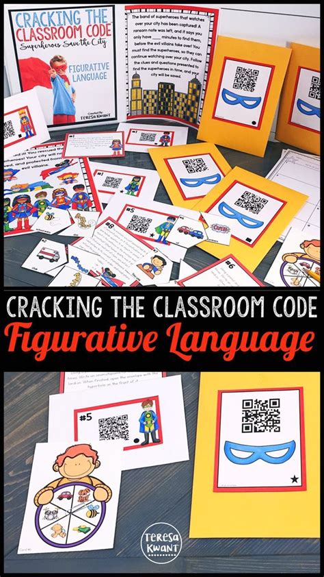 Cracking The Classroom Code™ Figurative Language For 3 5 Grade Escape Room Figurative Language