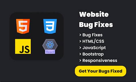 Do Html Css Bug Fix Fix Javascript Fix Responsive Design By Easy