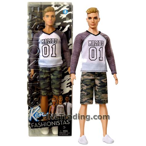 Year 2016 Barbie Fashionistas Series 12 Inch Doll 8 Muscular Caucas