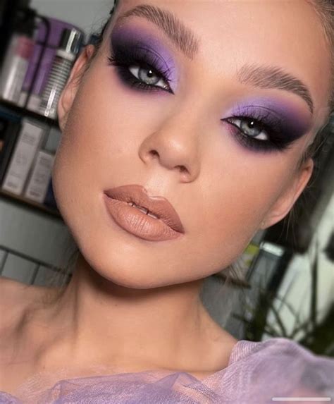 Makeup Looks 😍 Purple Makeup Makeup Evening Eye Makeup