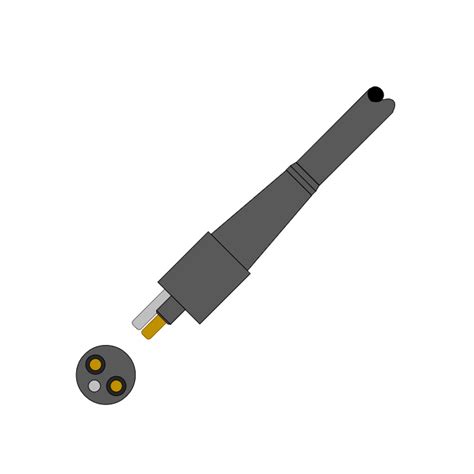 Mcil 2 Mp Df Dragonfish Micro In Line 2 Pin Male Connector 2ft Cable