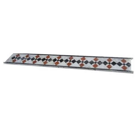 Polished Marble Border Tile Size 4x12 Inch Thickness 17 Mm At Rs 30