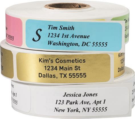 Personalized Address Labels Actually Custom Rolls Of 50 Custom Address