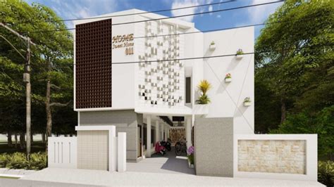 12 Desain Rumah Lahan Sempit 1 Lantai Pics