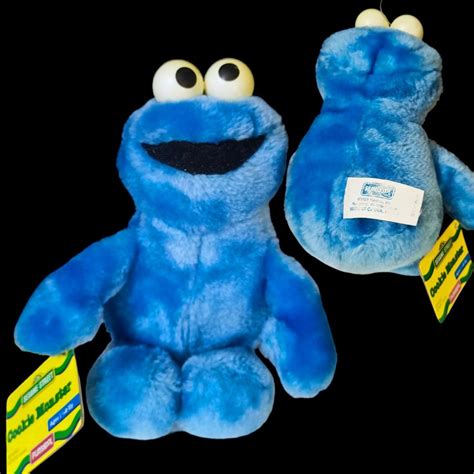 25cm Playskool Sesame Street Hard Eye Cookie Monster Stuffed Toy Hobbies And Toys Toys And Games