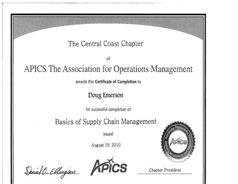 Apics Supply Chain Docx