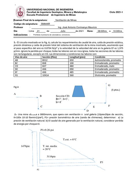 Examen Final 2021 I Pdf Ventilación Arquitectura Ingeniería