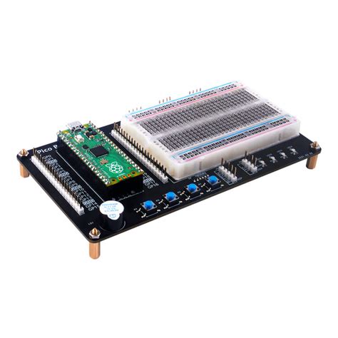 52pi breakout kit built in led lights buttons buzzer half size breadbo