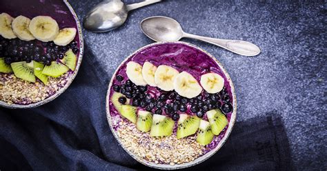 Recette Facile De Smoothie Bowl Aux Myrtilles Sauvages