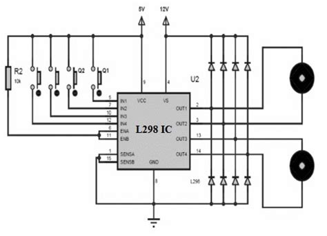 L298n Motor Driver Module Schematic Motor Driver Module L298
