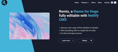A New Hugo Netlify CMS Starter Is Out Showcases HUGO