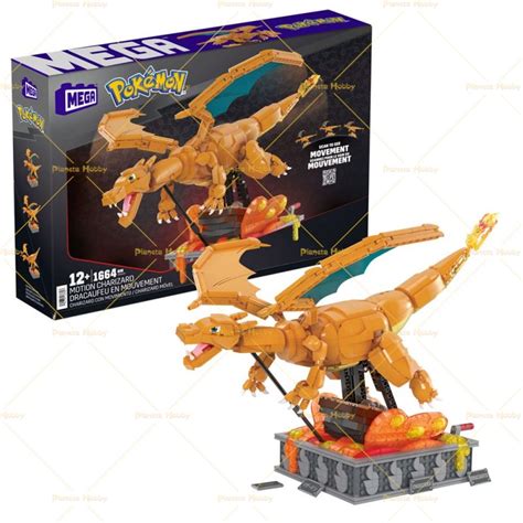 Pokemon Mega Construx Set Motion Charizard