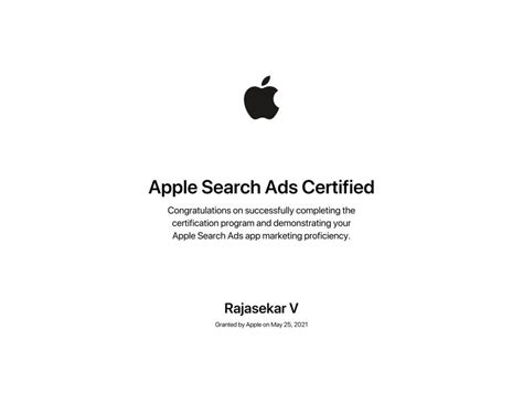Rajasekar V On Linkedin Apple Applesearchads