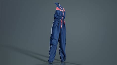 Zippered Jumpsuit 3d Model By Polygonal Miniatures