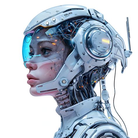 Inteligência Artificial Menina Ilustração Futuro Sistema De Educação De
