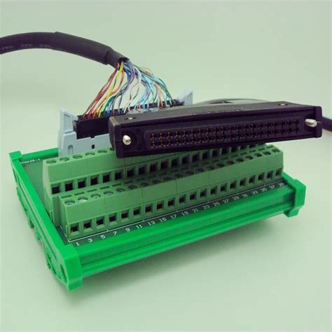 IDC40 IDC40P Male To 40P Terminal Block Breakout Board Adapter Cable For PLC Relay Terminals