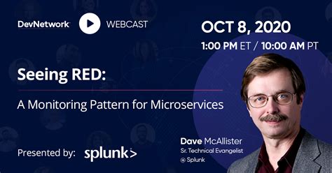 Webinar Seeing Red A Monitoring Pattern For Microservices Presented