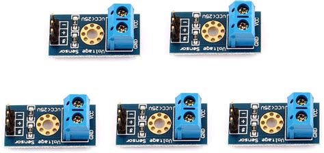 Dollatek 5pcs Spannungssensor Max 25v Voltage Detector Range 3 Terminal Sensor Modul Für Arduino