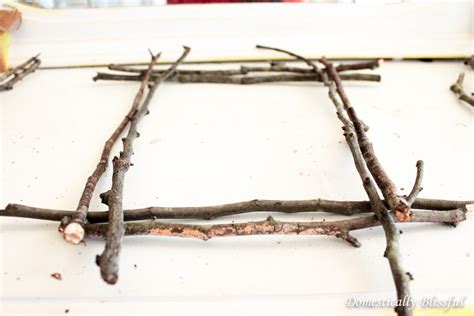 DIY Twig Frame