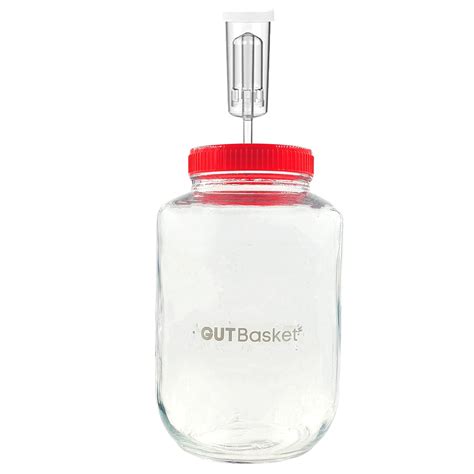 Buy Gutbasket Fermenter 2 L Glass Fermentation Jar With Airlock And