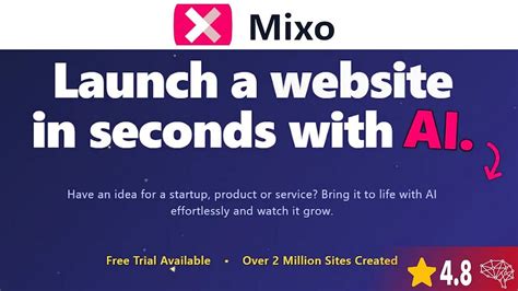 mixo is the ai website builder and business accelerator by saygin