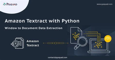 Pysquad Informatics Llp On Linkedin Machinelearning Amazonetextract
