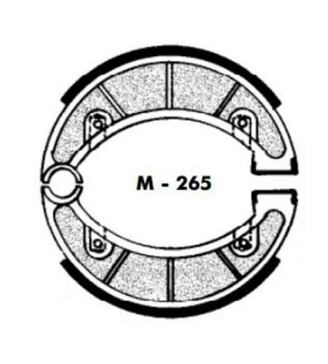 JUEGO ZAPATAS FRENO MONTESA COTA 49 COTA 25 PUCH MINICROSS 50 AGPA
