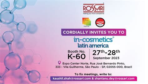 Rossari Biotech Limited Posted On Linkedin