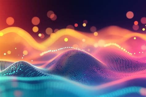 Abstract Background Of Big Data Visualization Concept By Generative Ai