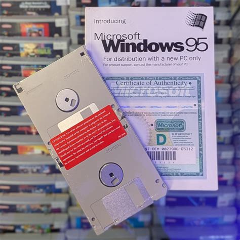 Windows 95 3 5 Floppy Disk Coa Key Sealed New
