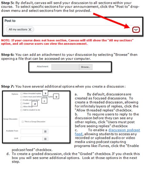 Discussions In Canvas Taf Help Desk