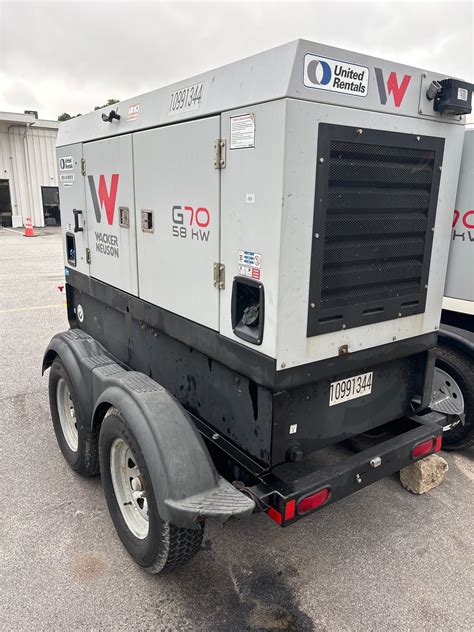 Used 2019 Wacker Neuson G70 T4f Diesel Generator For Sale In Forest