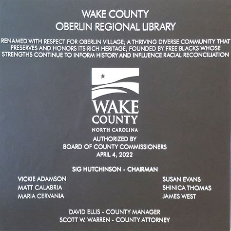 Oberlin Regional Library Named Friends Of Oberlin Village