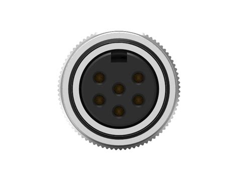 Din M16 F 6pin Molded With Cable