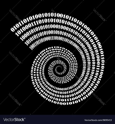 Binary Code Background Numbers Concept Royalty Free Vector