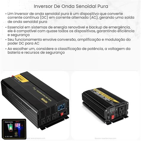 Inversor De Onda Senoidal Pura Como Funciona Aplicação E Vantagens