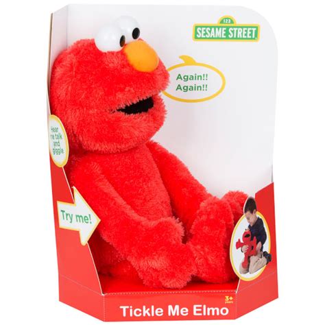 Sesame Street Tickle Me Elmo Plush Toy Toys Zavvi