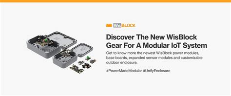 Discover The New Wisblock Gear For A Modular Iot System