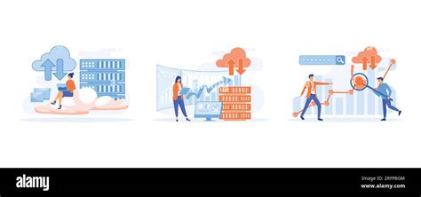 Big Data And Cloud Computing Business Characters Using Remote Servers To Analyzing Large Sets