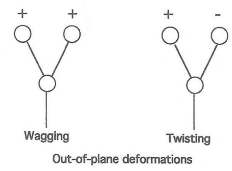 Schematic Representation Of The Out Of Plane Vibrations In Relation To Download Scientific