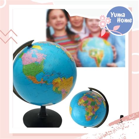 Jual Yuma Globe Bola Dunia Besar Diameter 14cm Dan Kecil Diameter 10