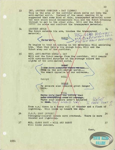 90 Autographed Original Lost In Space Scripts