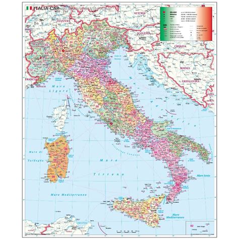 Stiefel Italy Post Code Map Italian